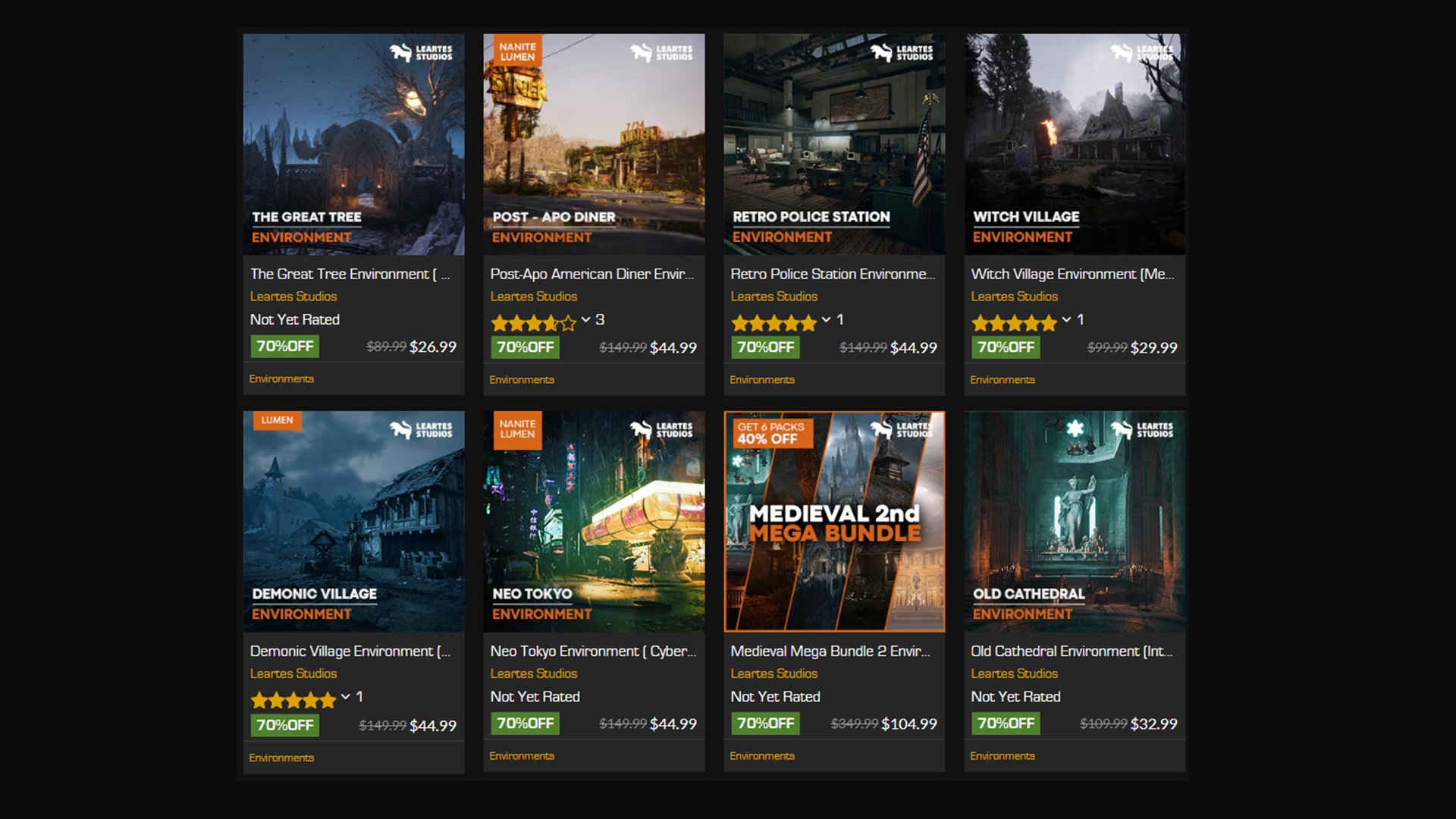 Explore Our Themed 3D Environments on Unreal Engine Marketplace ...